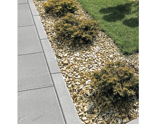 Pierre de bordure en béton Bordura Grigio 50 x 10 x 10 cm - HORNBACH