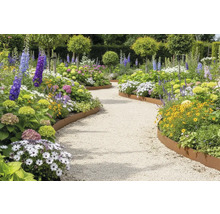 Délimitation de parterre bordure de gazon Corten 10 m x 20 cm - HORNBACH